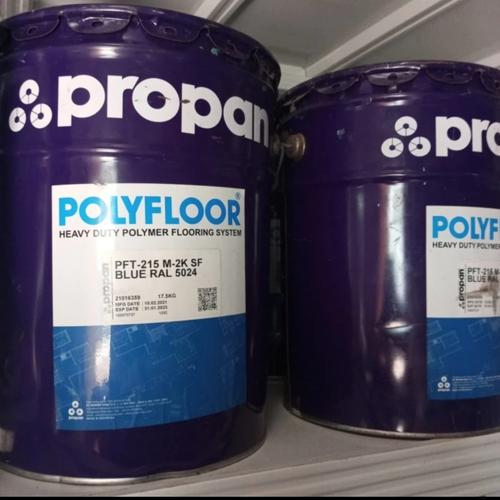 Jual epoxy lantai propan polifloor /pft -215 M-2K SF blue rall 5024 ...