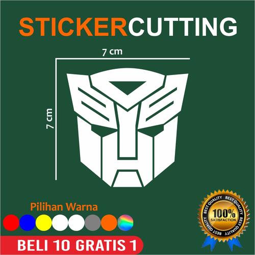 Jual STIKER CUTTING VIRAL TRANSFORMER EMBLEM STICKER HELM MOBIL MOTOR ...