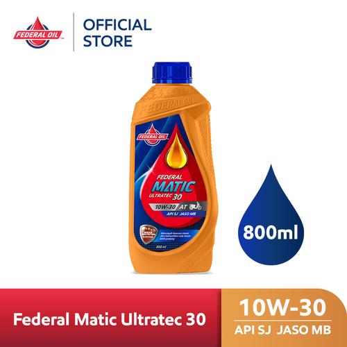 Jual FEDERAL MATIC ULTRATEC 30 10W-30 0.8L 800ml - Oli Motor Matic ...