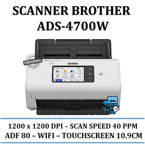 Promo Scanner Brother ADS-4700W Professional Desktop Scanner Cicil 0% ...