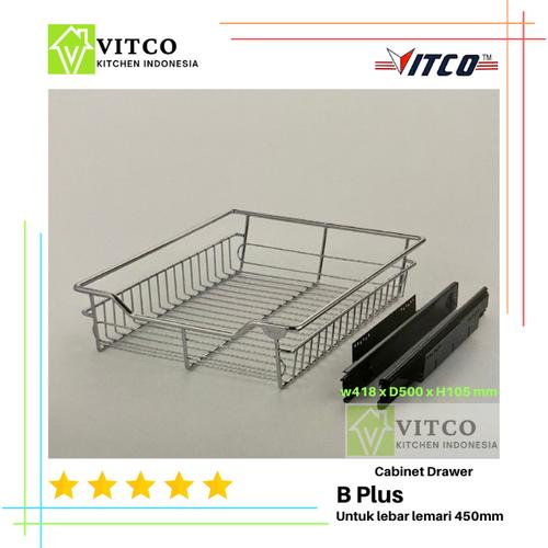 Jual Cabinet Drawer B Plus VITCO 450 mm / Rak pakaian Lemari kamar set ...