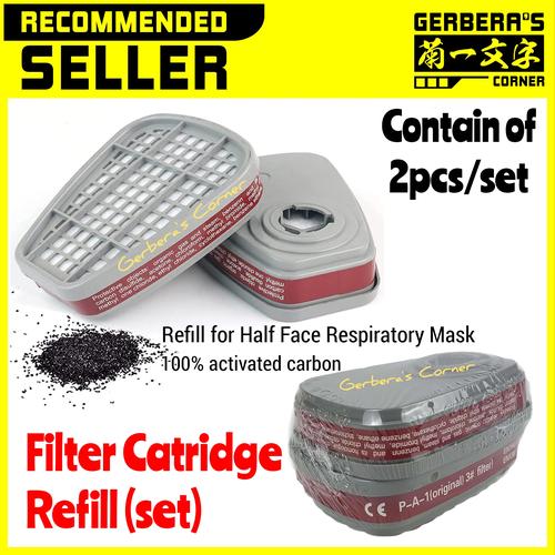 Promo Refill Half Face Respiratory Mask Filter Catridge Refill Mask ...