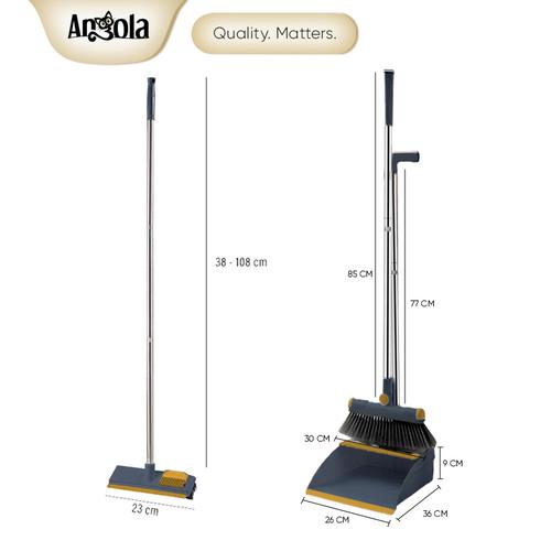 Promo Set Sapu Pengki Pembersih D63 Broom Set Dustpan Sapu Lipat ...