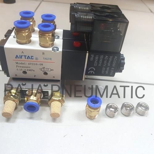 Jual SOLENOID VALVE SET MANIFOLD 2 BARIS 1/4 INCH VALVE - Jakarta Barat - RAJA PNEUMATIC | Tokopedia