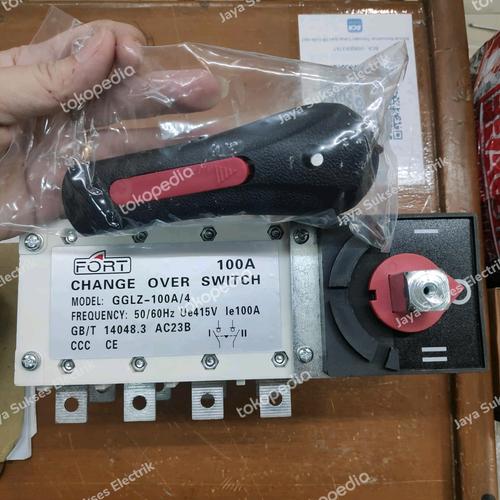 Jual COS Manual 4P 100A GGLZ-100A Change Over Switch FORT - Jakarta ...