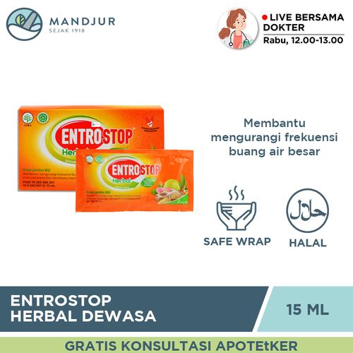 Jual Entrostop Herbal Dewasa Sachet - Obat Diare Dengan Bahan Alami ...