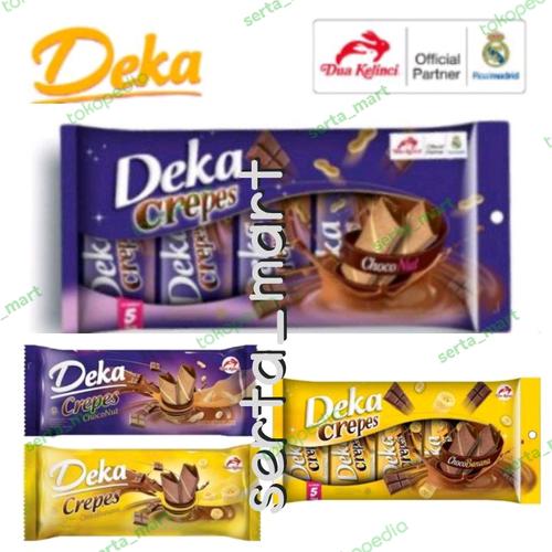 Jual Deka Crepes ChocoNut 90gr - Wafer Deka Choco Banana 70gr - Choco ...