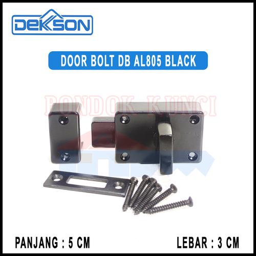 Jual Grendel Putar Slot Kunci Pintu Dekson Door Bolt AL805 Black - Kota ...