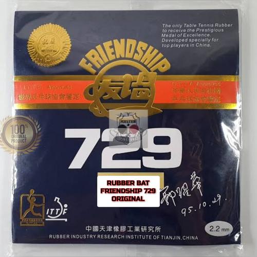 Jual FRIENDSHIP 729 ORIGINAL RUBBER BAT KARET BET BAD BED TENIS MEJA ...