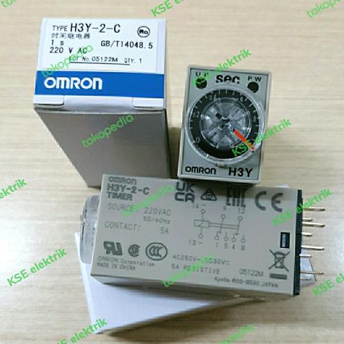 Jual Timer Omron (asli) H3Y-2-C(1 second /220vac) 8kaki - Jakarta Pusat - K S E | Tokopedia