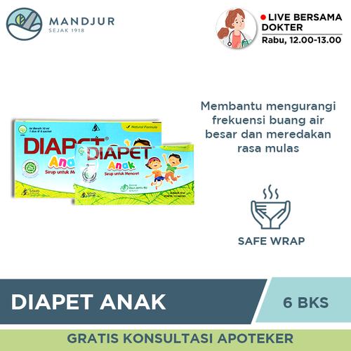 Promo Diapet Anak 6 Sachet - Sirup Obat Diare Mencret Anak - Jakarta ...