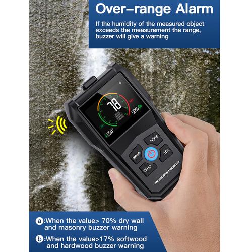 Jual Ukur Kelembapan % Kadar Air Meter Gypsum Dinding Kayu + Suhu ...