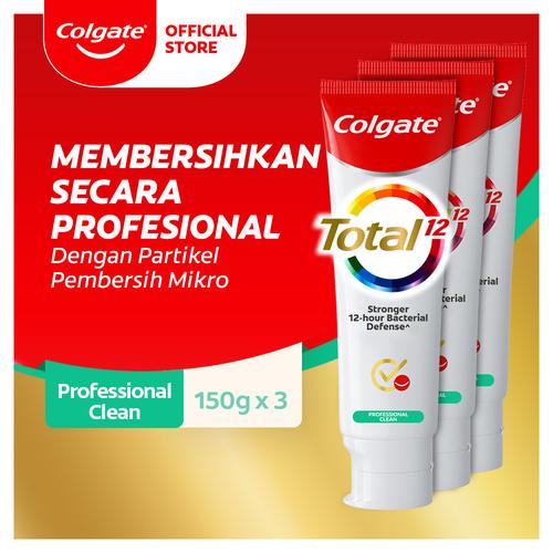 Promo Colgate Total Professional Clean Gel Toothpaste/Pasta Gigi 150gr ...