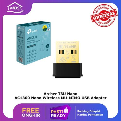 Jual Tp link Archer T3U Nano AC1300 Nano Wireless MU-MIMO USB Adapter ...