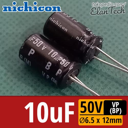 Jual Elco 10uF 50V BP Nichicon Kapasitor Bi/Non Polar Capacitor ...