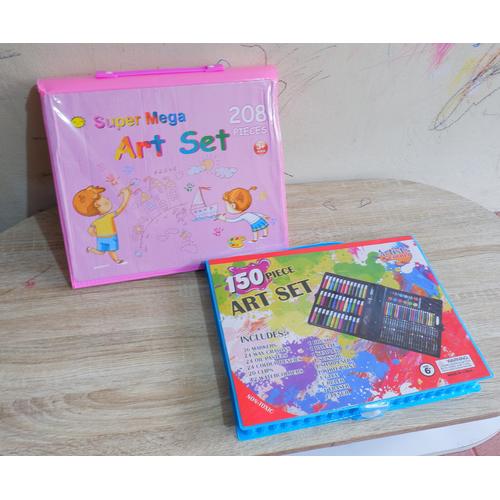 Jual Crayon Art Set / Peralatan Gambar Lukis / Pensil Warna 1 Set ...
