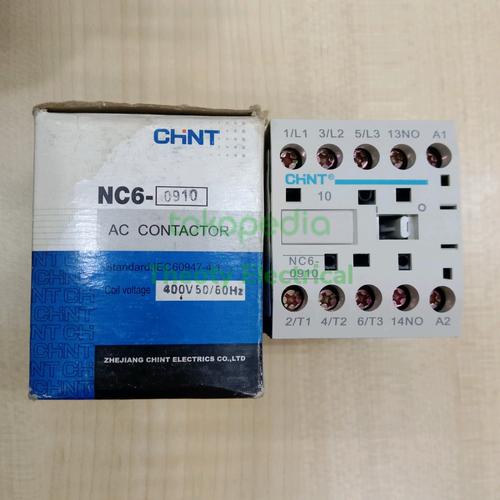 Jual Contactor Chint NC6-9 220Vac 4 Phase New - Jakarta Barat - Theoty Electrical | Tokopedia
