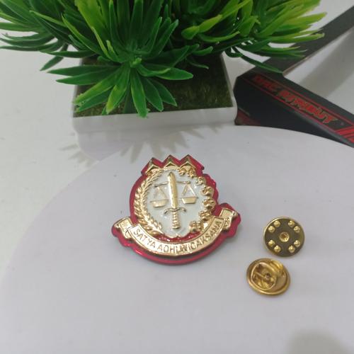 Jual Pin Lencana Jaksa non struktural cat putih - Magnet - Kab. Bandung ...