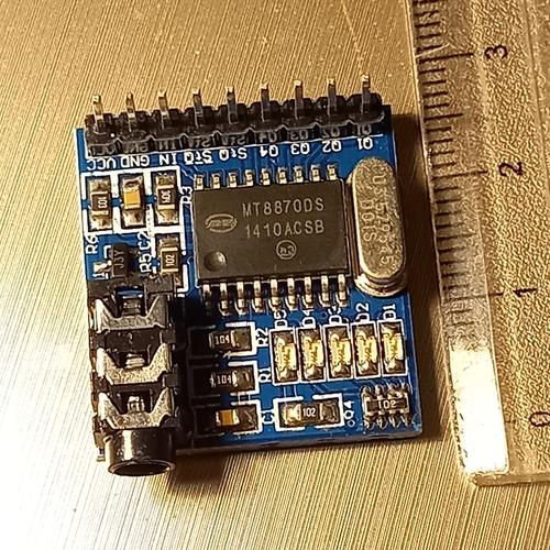Jual KR08180 MT8870DS DTMF Tone Telephone Sound Decoding Audio Decoder ...