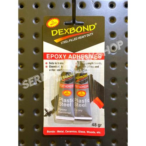 Jual DEXBOND Lem Besi Epoxy Plastik Steel 5 Menit 48 Gram Lem Besi ...