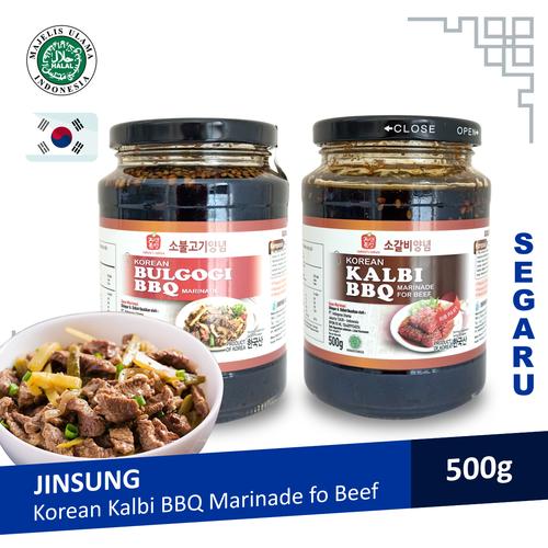 Jual JINSUNG Korean BBQ Kalbi Bulgogi Marinasi Sauce Halal 500 gram ...