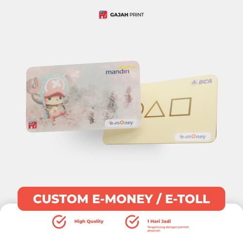 Jual Cetak Custom E money ./ E-Toll - Mandiri/BCA/BRIZZI 2 Muka ...