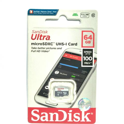 Jual SANDISK MICROSD ULTRA 64GB 100MB/S CLASS 10 - MICRO SD 64 GB ORIGINAL - Jakarta Pusat ...