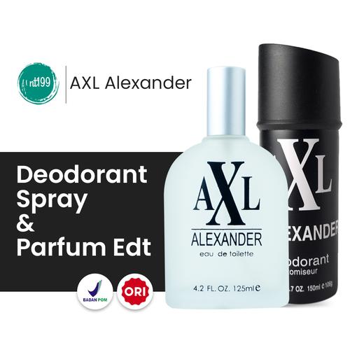Promo Parfum EDT Deodorant AXL Alexander BUNDLING - GOLD - Kota Bogor ...