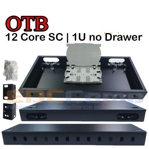 Jual Fiber Optic OTB 12 Core SC | 1U no Drawer ODF OTB 12 Core Kosong ...