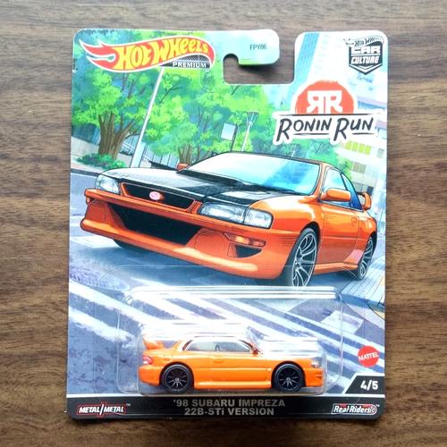 Jual Hotwheels Premium Ronin Run '98 Subaru Impreza 22B STI Version ...