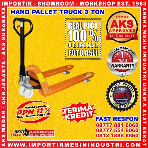 Jual Hand Pallet / Palet Manual Heavy Duty 3 Ton / 3.000 Kg AKS - SY3TSC - Jakarta Utara ...