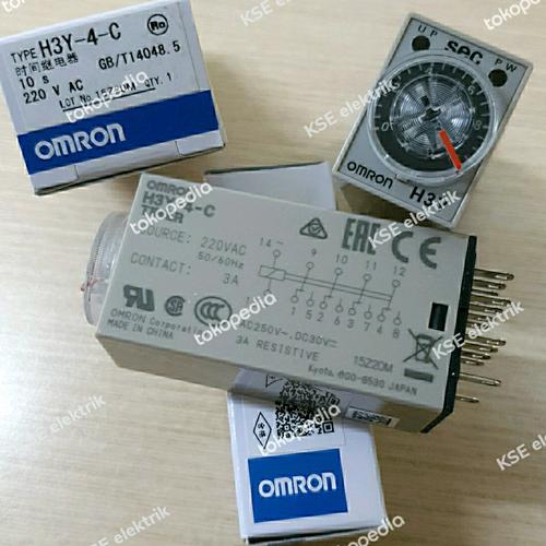 Jual Timer Omron (asli) H3Y-4-C (10S /220Vac) 14kaki - Jakarta Pusat - K S E | Tokopedia