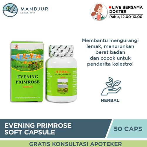 Jual Evening Primrose Soft Capsules - Obat Penurun Lemak Darah ...