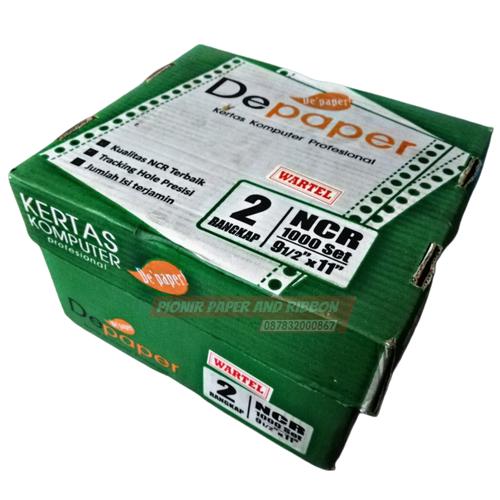 Jual Kertas Komputer Depaper rangkap 2 WARTEL Continous FORM 2 Ply ...