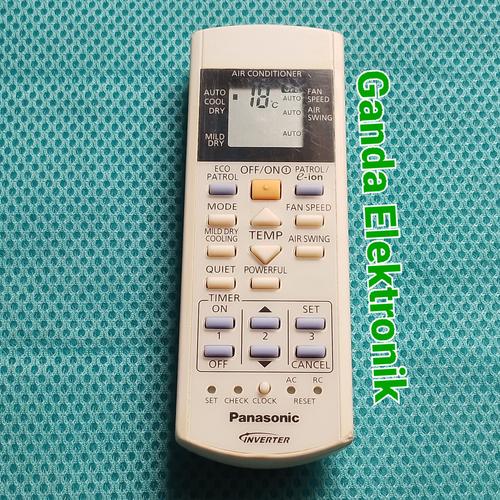 Jual Remot AC Panasonic Inverter EcoPatrol Patrol e-ion A75C3564 ...
