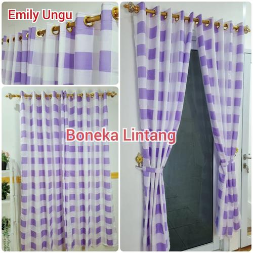 Jual gorden Smoke Ring Pintu atau Gorden Jendela Tinggi Model Minimalis ...