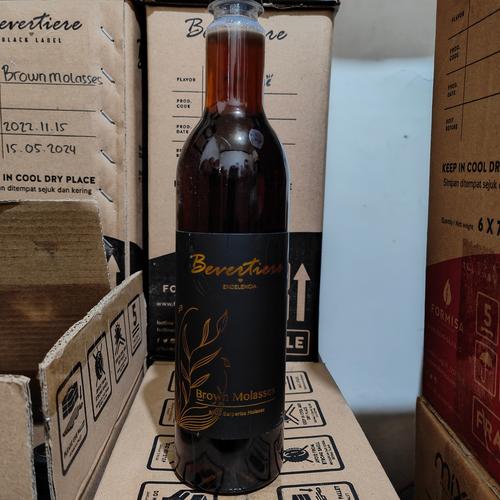 Jual Bevertiere Black Label Brown Molases / Rhum Syrup 750ml 100% Halal ...