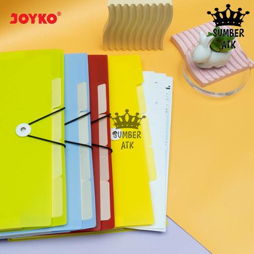 Jual Expanding File Map Harmonika Joyko EF-6A4 A4 5 Pocket - RANDOM ...