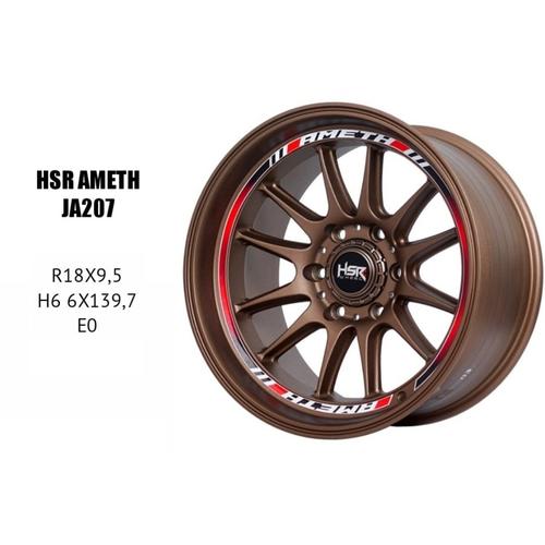 Jual Velg Mobil Fortuner Ring 18 HSR Ameth JA207 Velg R18 Pajero Hilux ...