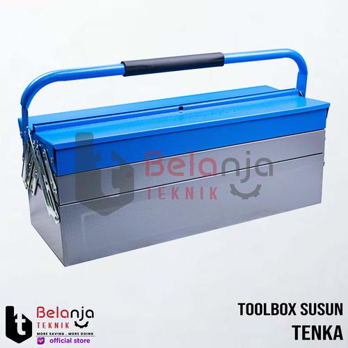 Jual Tenka Toolbox Besi 3 Susun Tool Box Tempat Perkakas Metal 3 ...