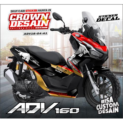 Jual Decal sticker ADV 160 2022 Full Body - Decal ADV160 Gold Edition ...