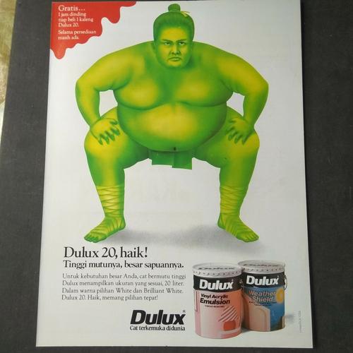 Jual iklan jadul Cat Dulux copotan dari majalah lawas original - Kab ...