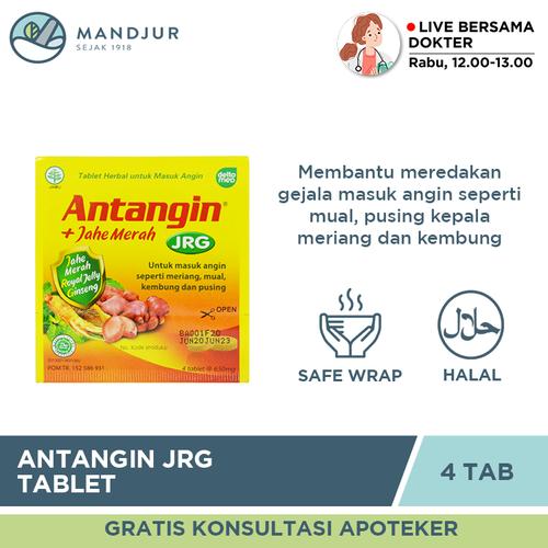 Jual Antangin JRG 4 Tablet - Obat Masuk Angin, Meriang, Mual, Pusing ...