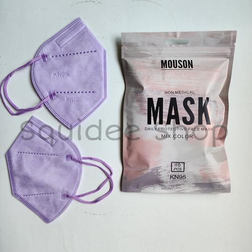 Promo Masker MOUSON KN95 Dewasa 5Ply isi 10pcs per pack - KN95 PURPLE ...