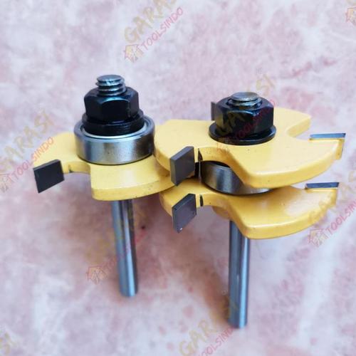 Jual mata profil sambung kayu mata bor router kayu tongue and groove ...