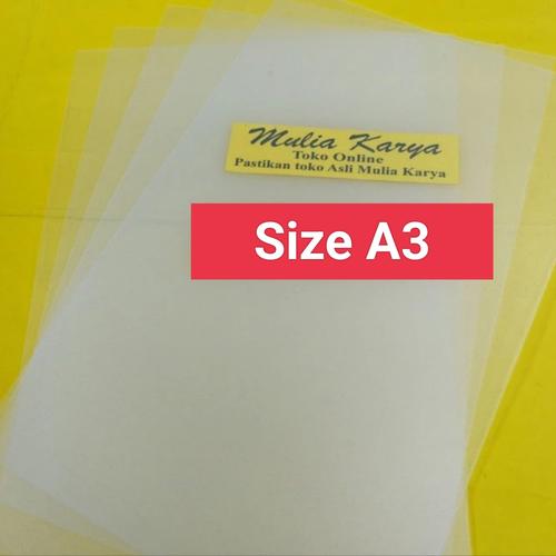 Jual Plastik Mika Jilid A3 0.35 Doff Dove Bening - Jakarta Utara ...