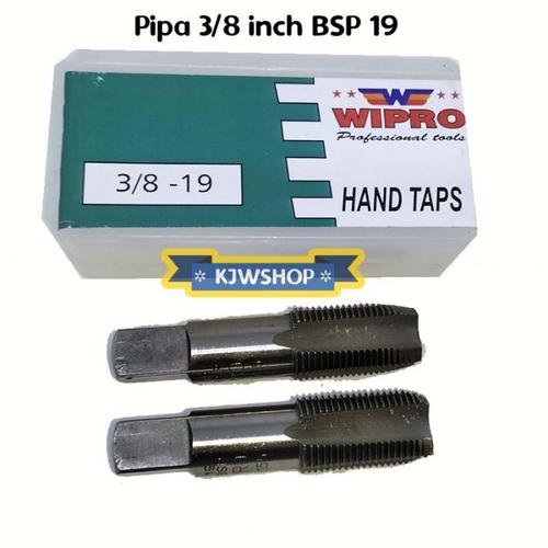 Jual Handtap Pipa 3/8 inch BSP 19 WIpro Hand Tap Pembuat Drat Lubang ...