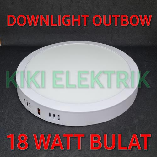 Jual Lampu LED Panel Downlight 18 watt OUTBOW BULAT / Downlight LED ...