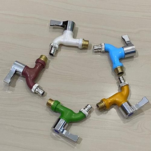 Jual keran air pvc 1/2 drat Kuningan kran plastik ppr warna warni ...