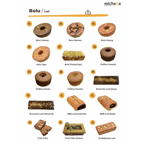 Jual MICHELLE BAKERY Bolu / Brownies / Chiffon / Loaf / Lapis Khas ...